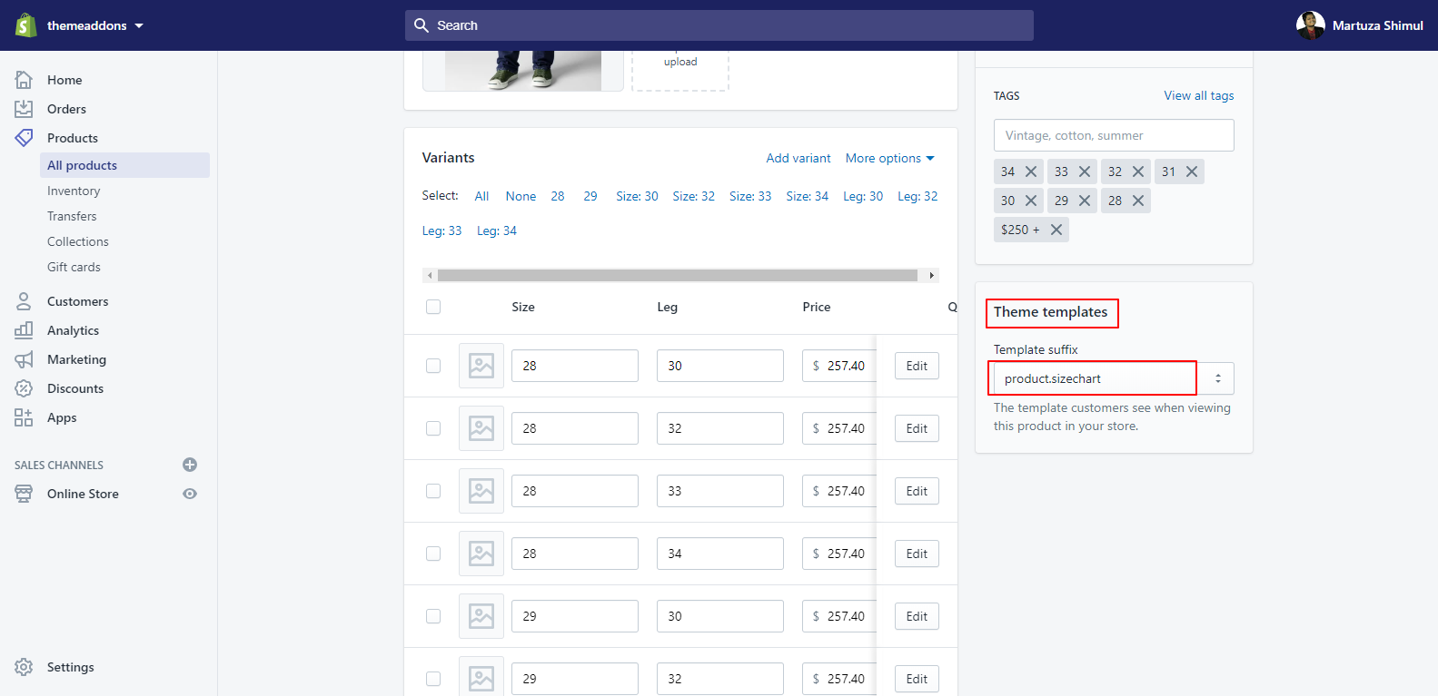 Learn How To Add Shopify Size Chart On Shopify | Originate Web|